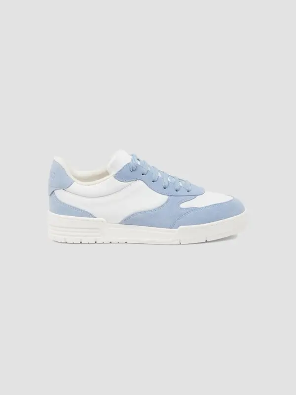 Moschino Streetball Colorblock Leather Sneakers