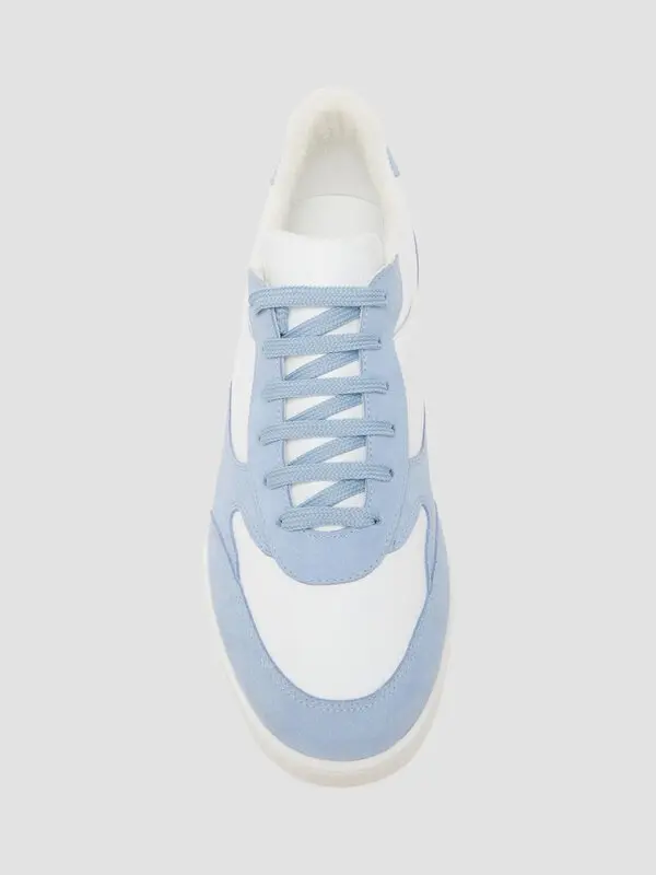Moschino Streetball Colorblock Leather Sneakers