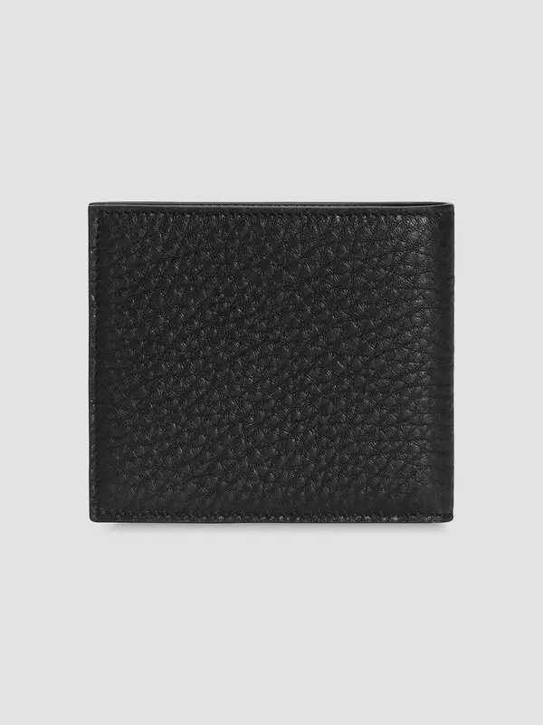 Dolce & Gabbana Dg Pebbled Leather Bifold Wallet