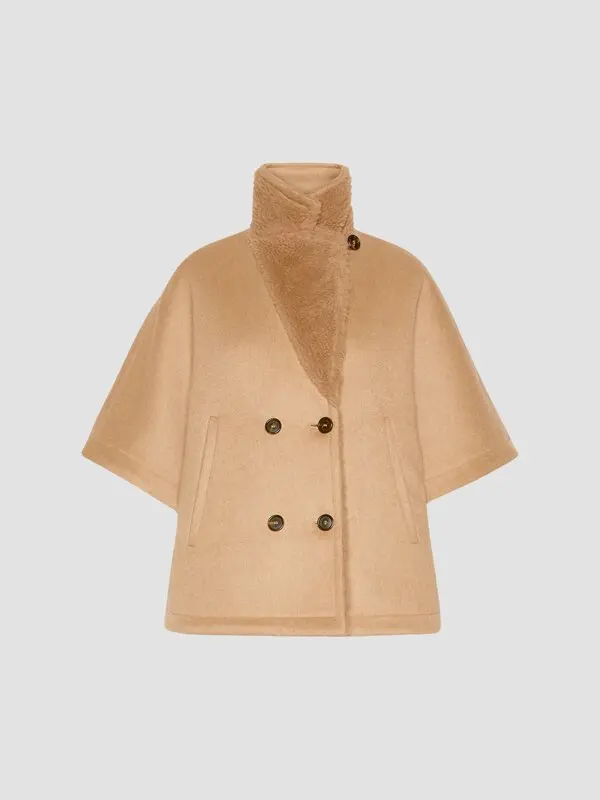 Max Mara And Teddy Reversible Cape