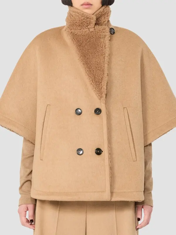 Max Mara And Teddy Reversible Cape