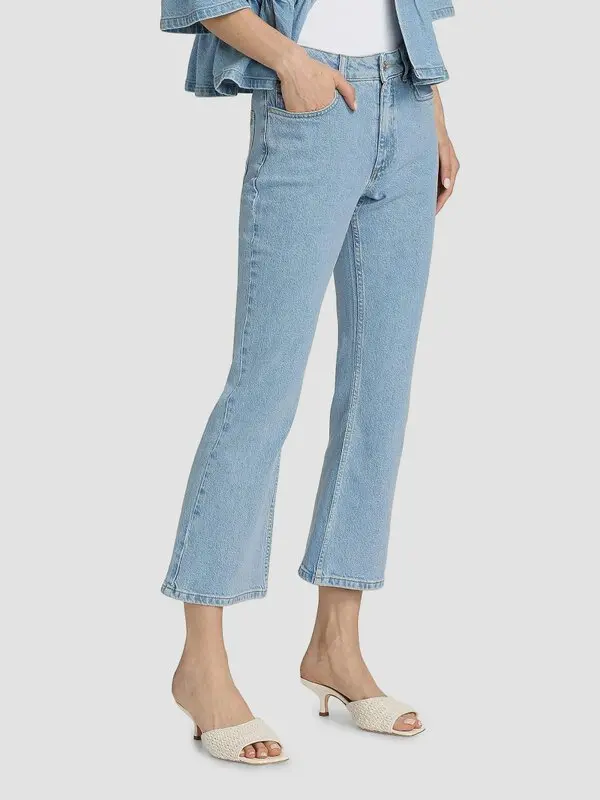 Cinq À Sept Stevie Crop Kick Flare Jeans