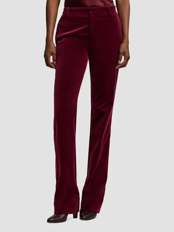 Ralph Lauren Macy Stretch Velvet Pants