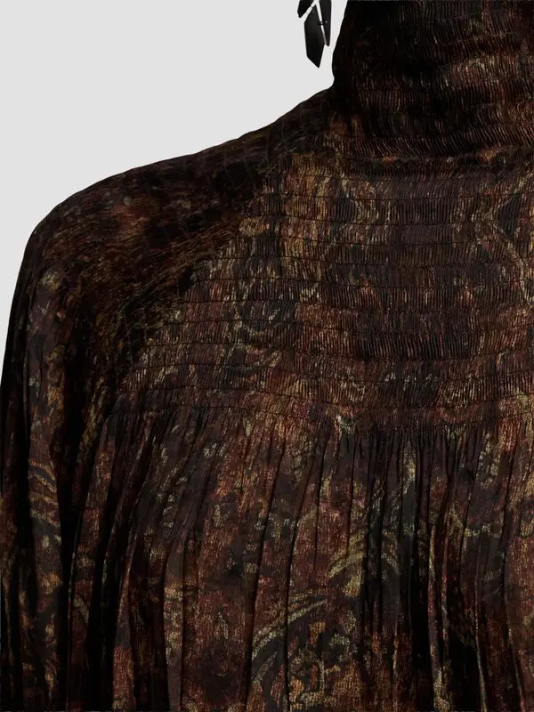 Ralph Lauren Maddison Paisley Fil Coupé Top