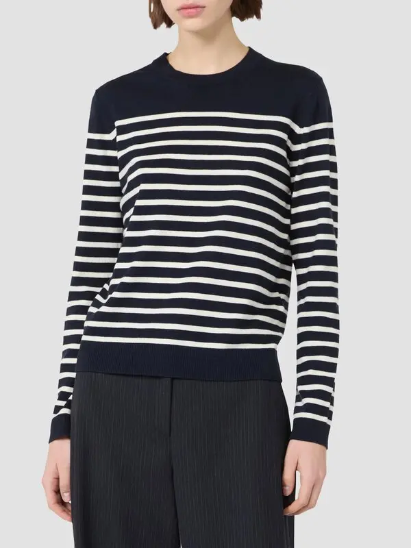 Max Mara Silk And Wool Yarn Sweater