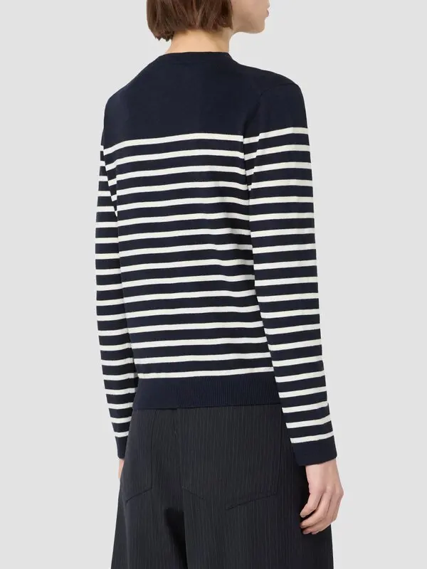 Max Mara Silk And Wool Yarn Sweater
