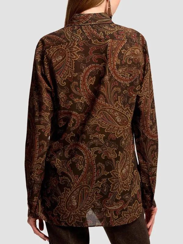 Ralph Lauren Trayna Paisley Cotton Shirt
