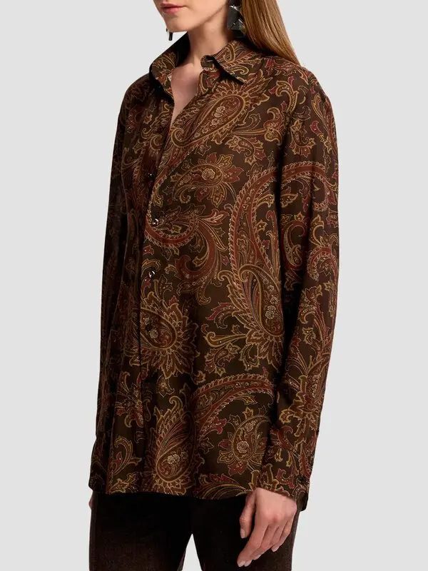 Ralph Lauren Trayna Paisley Cotton Shirt