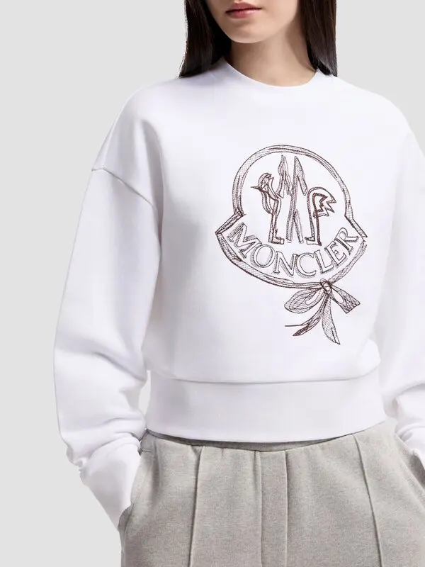 Moncler Sweatshirt In Cotton