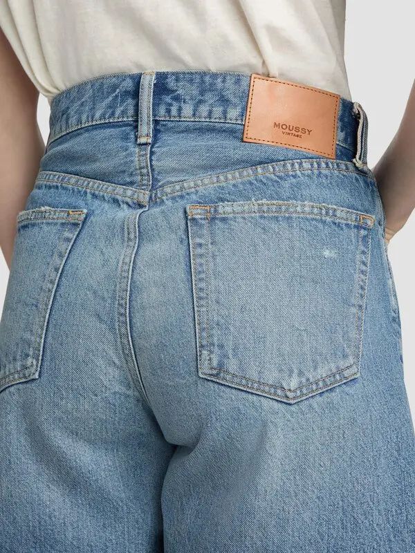 Moussy Vintage Graterford Denim Long Shorts