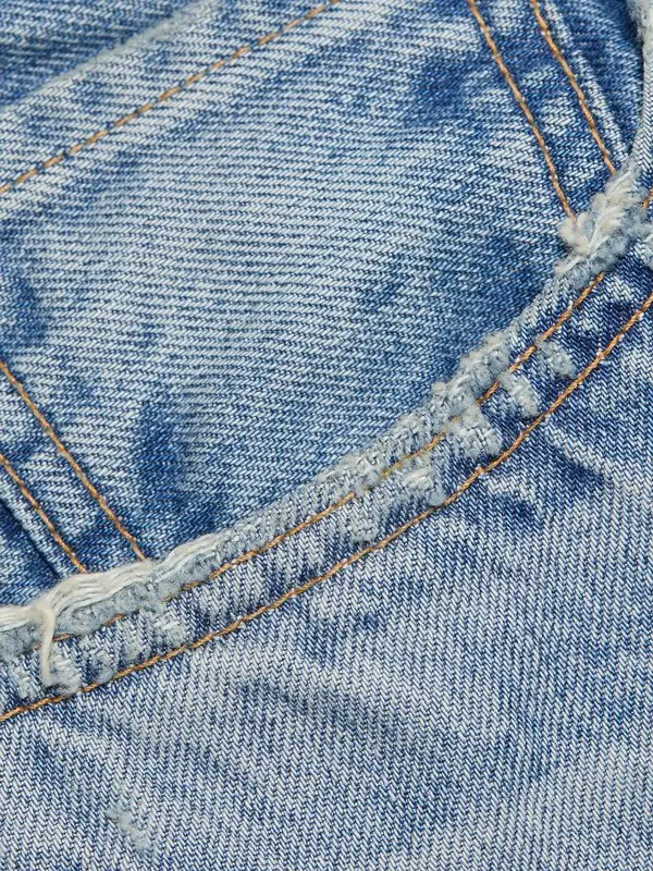 Moussy Vintage Graterford Denim Long Shorts