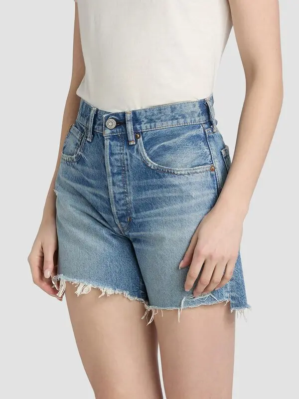 Moussy Vintage Graterford Denim Long Shorts