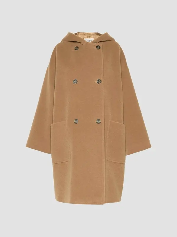 Max Mara Wool And Alpaca Beaver Cloth Coat