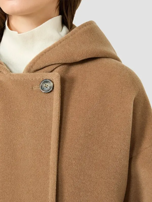 Max Mara Wool And Alpaca Beaver Cloth Coat