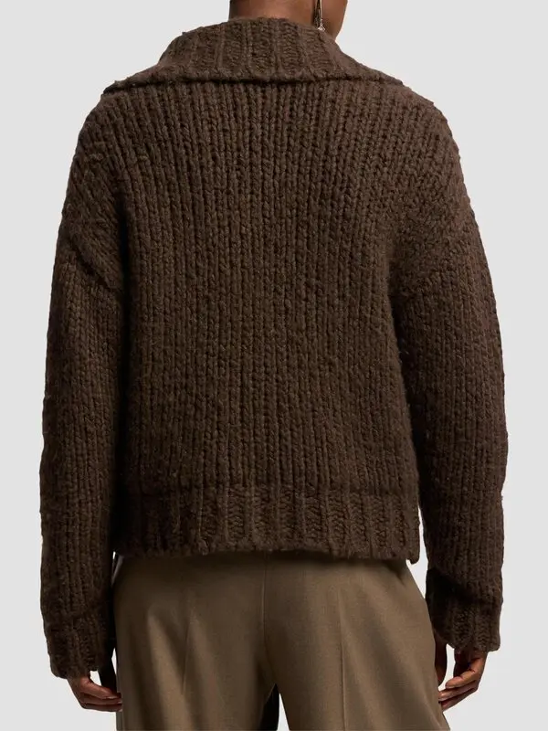 Ralph Lauren Cashmere Sweater Flight Jacket