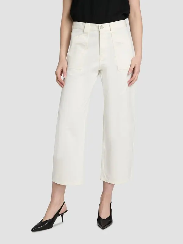 Moussy Vintage Malba Gusset Cotton Cargo Pants