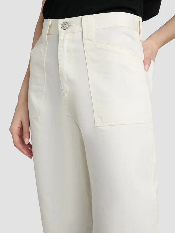 Moussy Vintage Malba Gusset Cotton Cargo Pants