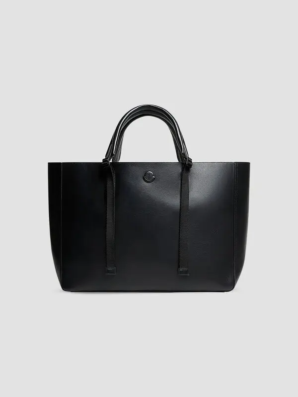 Moncler Carlo Tote Bag In Leather