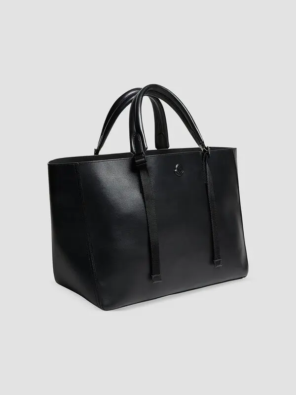 Moncler Carlo Tote Bag In Leather