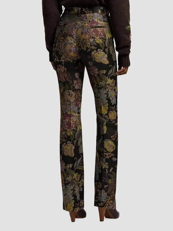 Ralph Lauren Wrigley Ii Floral Jacquard Pants