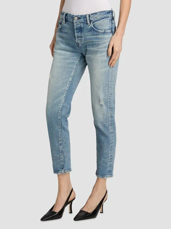 Moussy Vintage Hackney Tapered Mid-rise Jeans