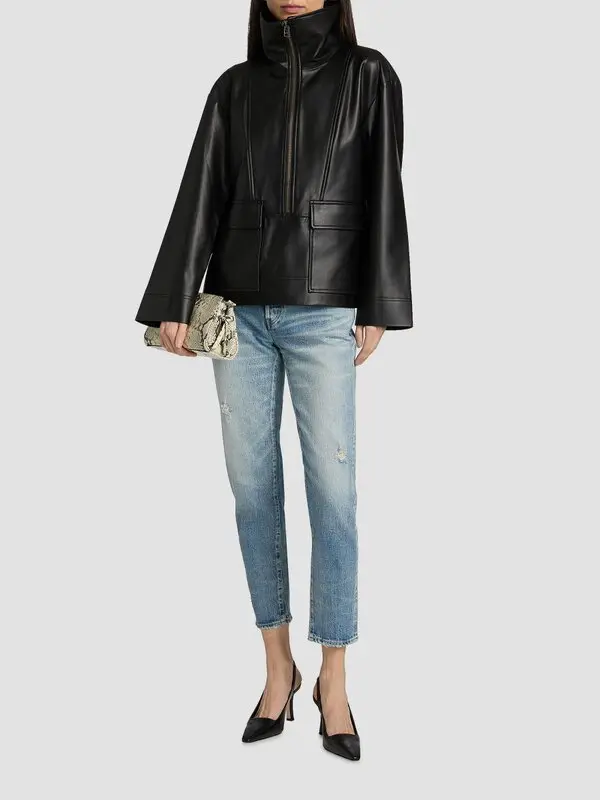 Moussy Vintage Hackney Tapered Mid-rise Jeans