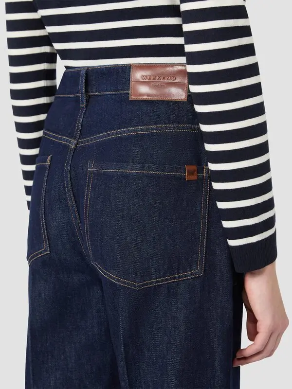 Max Mara Cotton Denim Palazzo Jeans