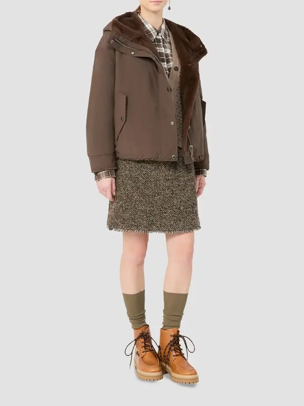 Max Mara Wool And Cotton Flannel Shirt
