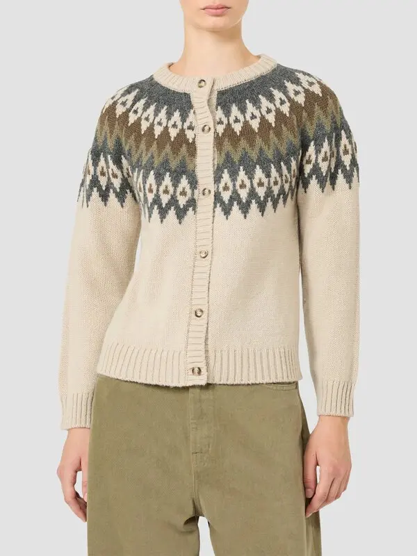 Max Mara Alpaca And Wool Blend Cardigan