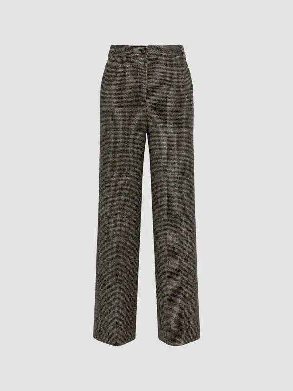 Max Mara Micro Jacquard Jersey Trousers