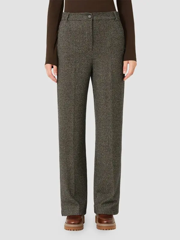 Max Mara Micro Jacquard Jersey Trousers