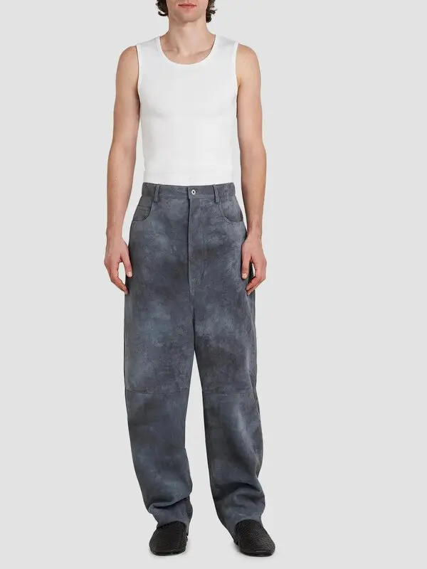 Bottega Veneta Cloudy Suede Trousers