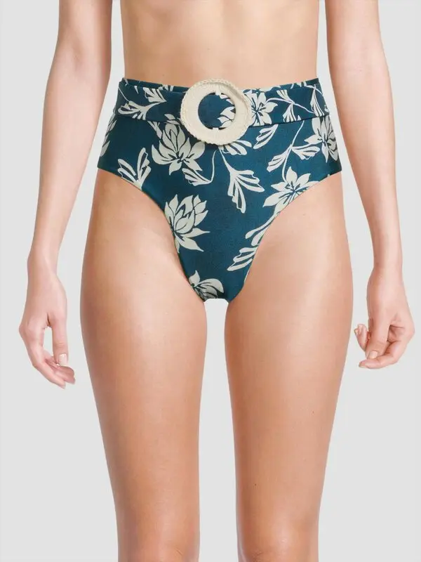 PatBO Artichoke High-waisted Bikini Bottom