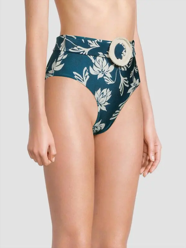 PatBO Artichoke High-waisted Bikini Bottom