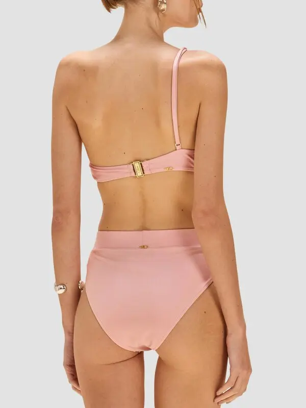 PatBO Lagoa Flower Appliqué Bikini Top