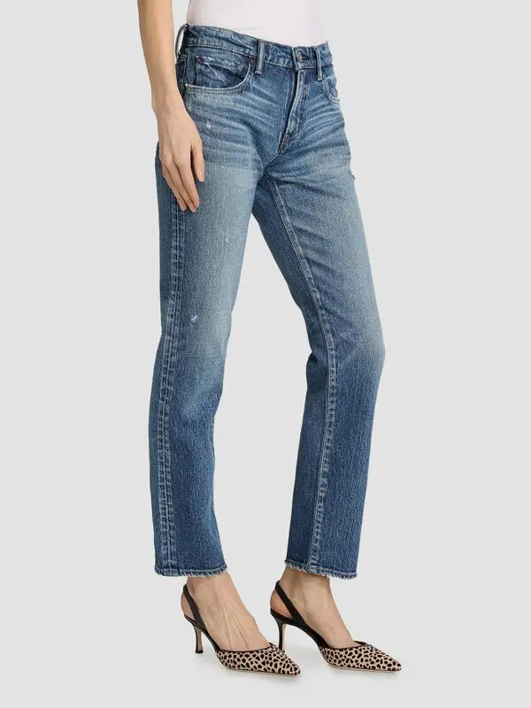 Moussy Vintage Mallard Slim-fit Straight-leg Jeans
