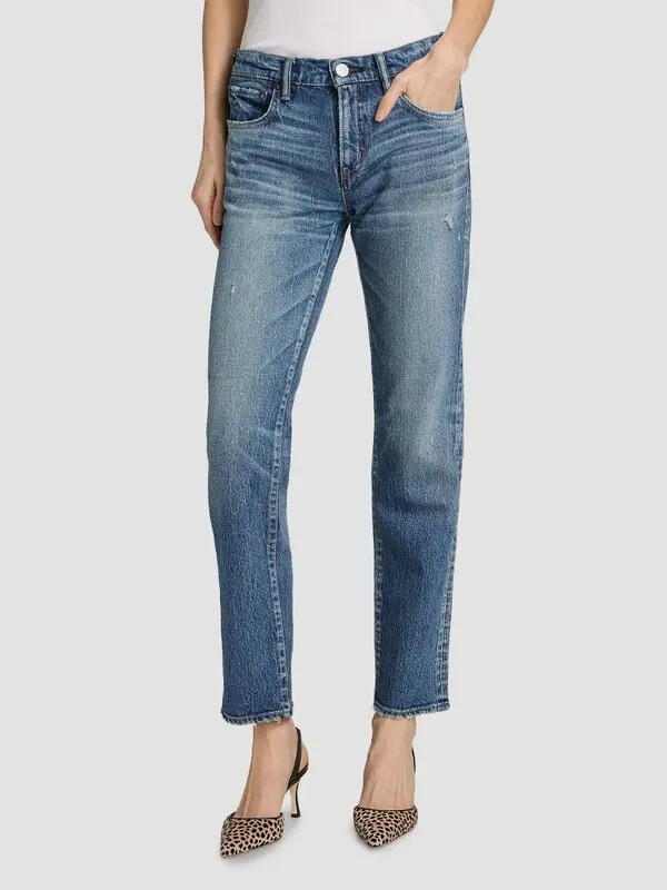 Moussy Vintage Mallard Slim-fit Straight-leg Jeans