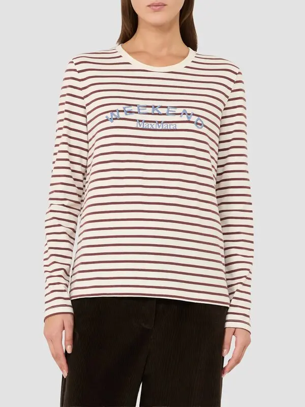 Max Mara Long Sleeved Jersey T-shirt