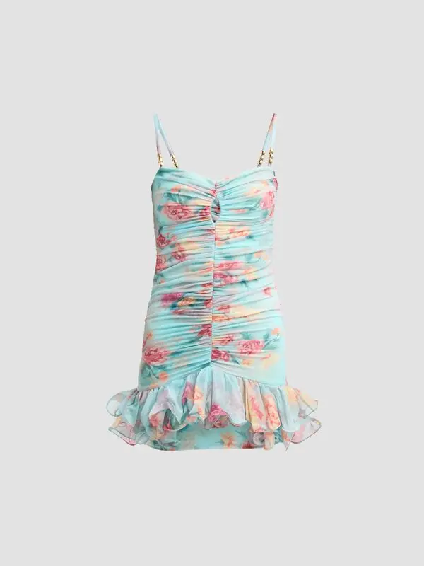 PatBO Flora Mist Mini Dress
