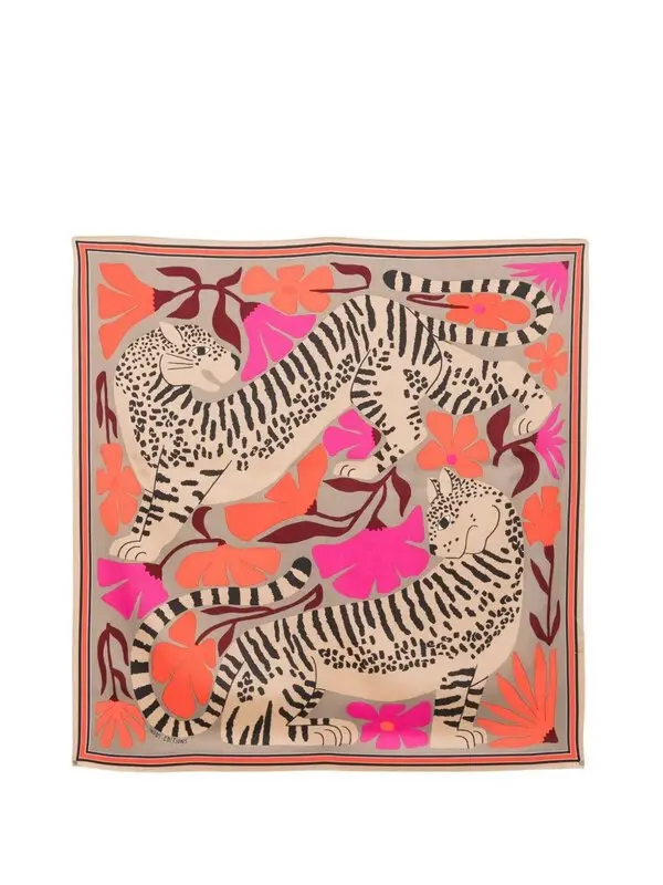INOUI EDITIONS Scarf Square "panteo - Beige