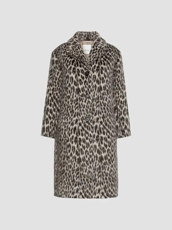 Max Mara Soft Textured Jacquard Coat