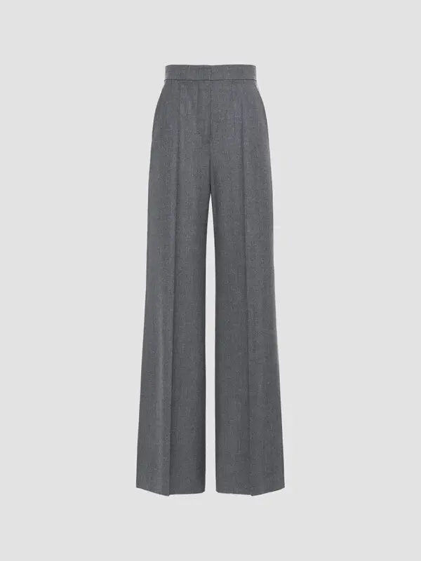 Max Mara High Waisted Wool Trousers