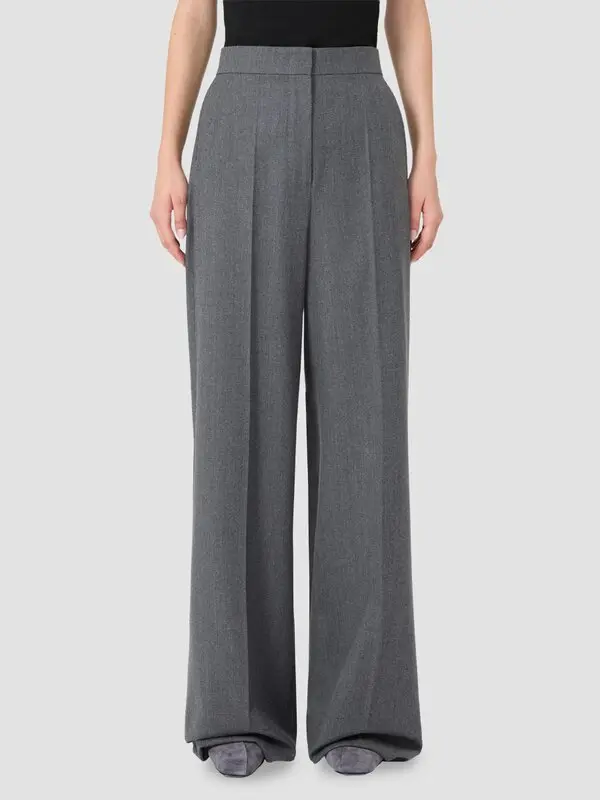 Max Mara High Waisted Wool Trousers