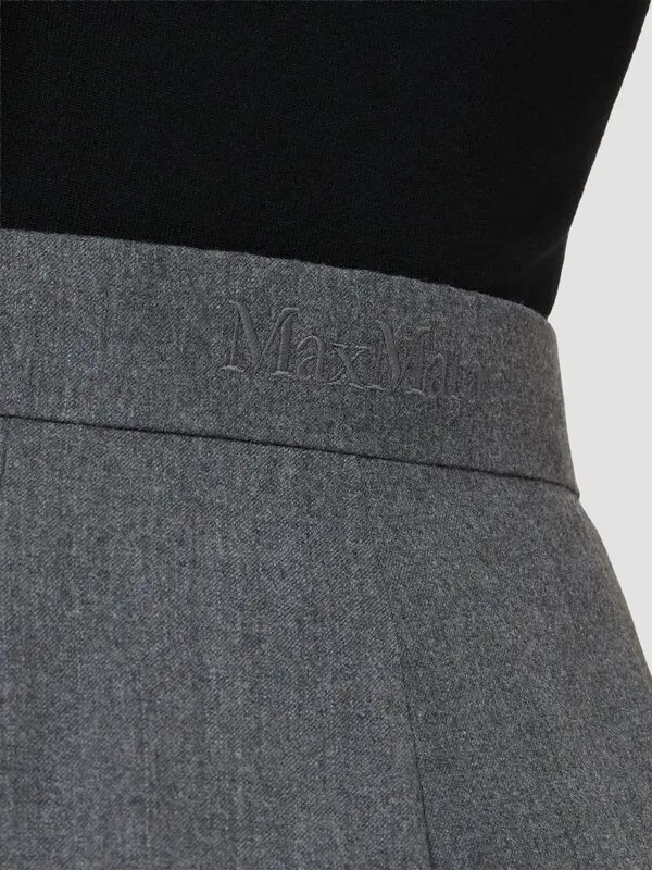 Max Mara High Waisted Wool Trousers