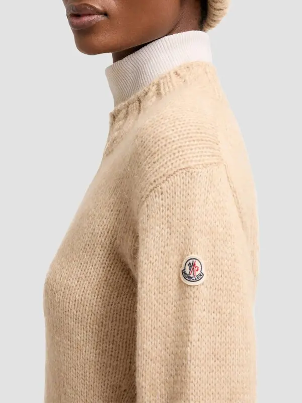 Moncler Sweater In Alpaca Blend