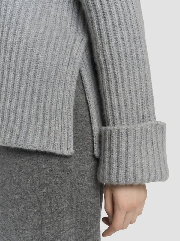 Malo Rib-knit Cashmere Raglan Turtleneck Sweater