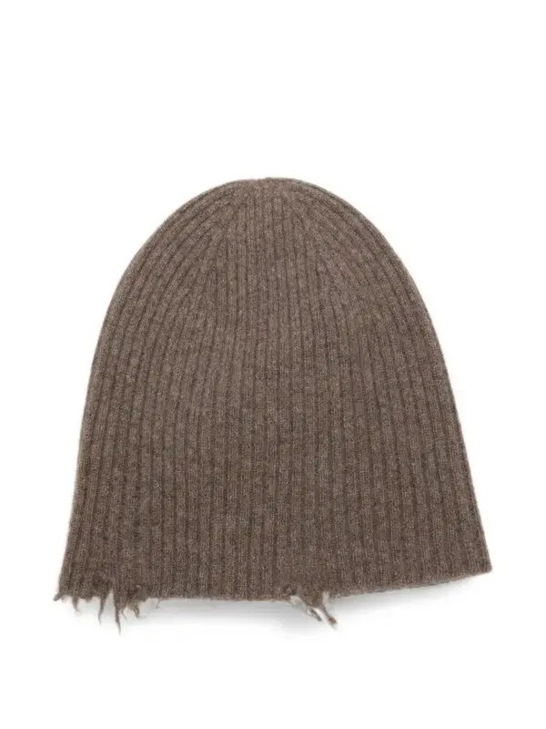UMA WANG Hat Cashmere "sofia - Brown