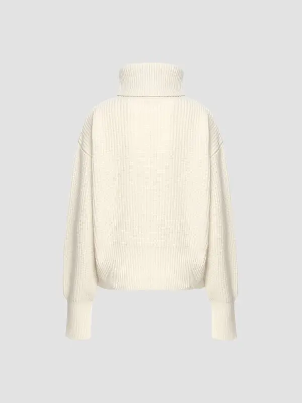 Malo Rib-knit Cashmere Turtleneck Sweater