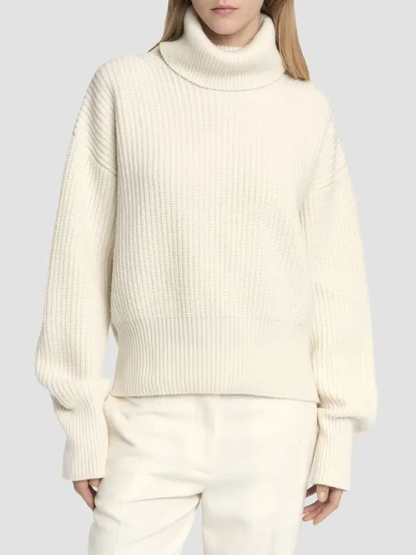 Malo Rib-knit Cashmere Turtleneck Sweater