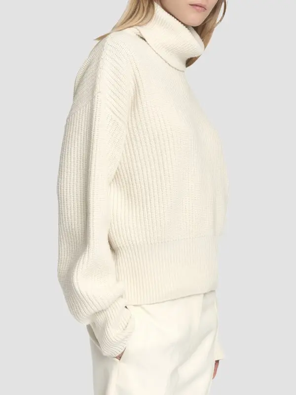Malo Rib-knit Cashmere Turtleneck Sweater